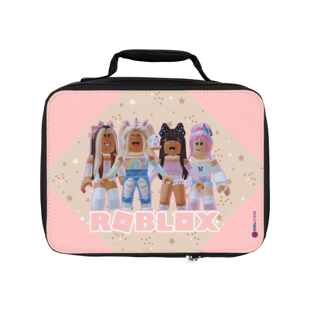 Light Pink and Beige Roblox Girls Lunchbox - Cool Kiddo