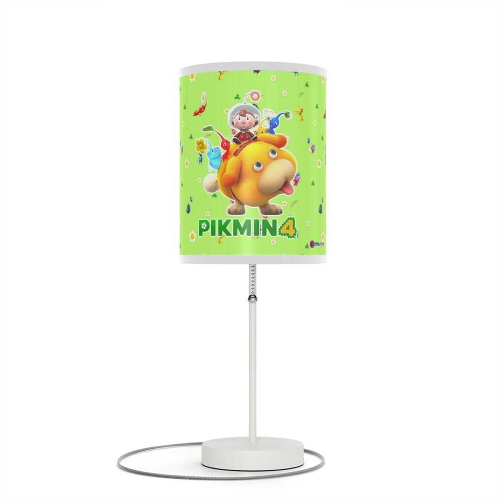 Pikmin 4 videogame Green Lamp on a Stand - Cool Kiddo