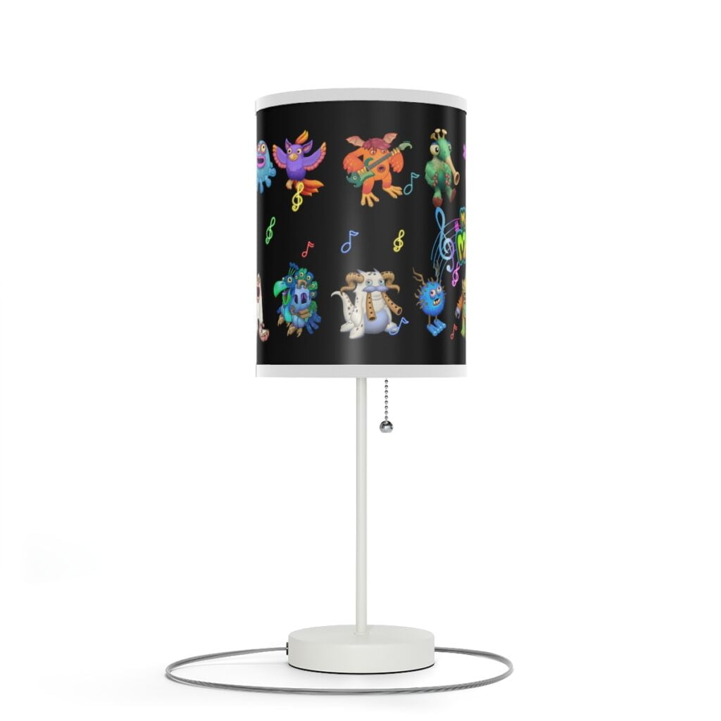 My Singing Monsters Black Lamp with Colorful Characters - Cool Kiddo