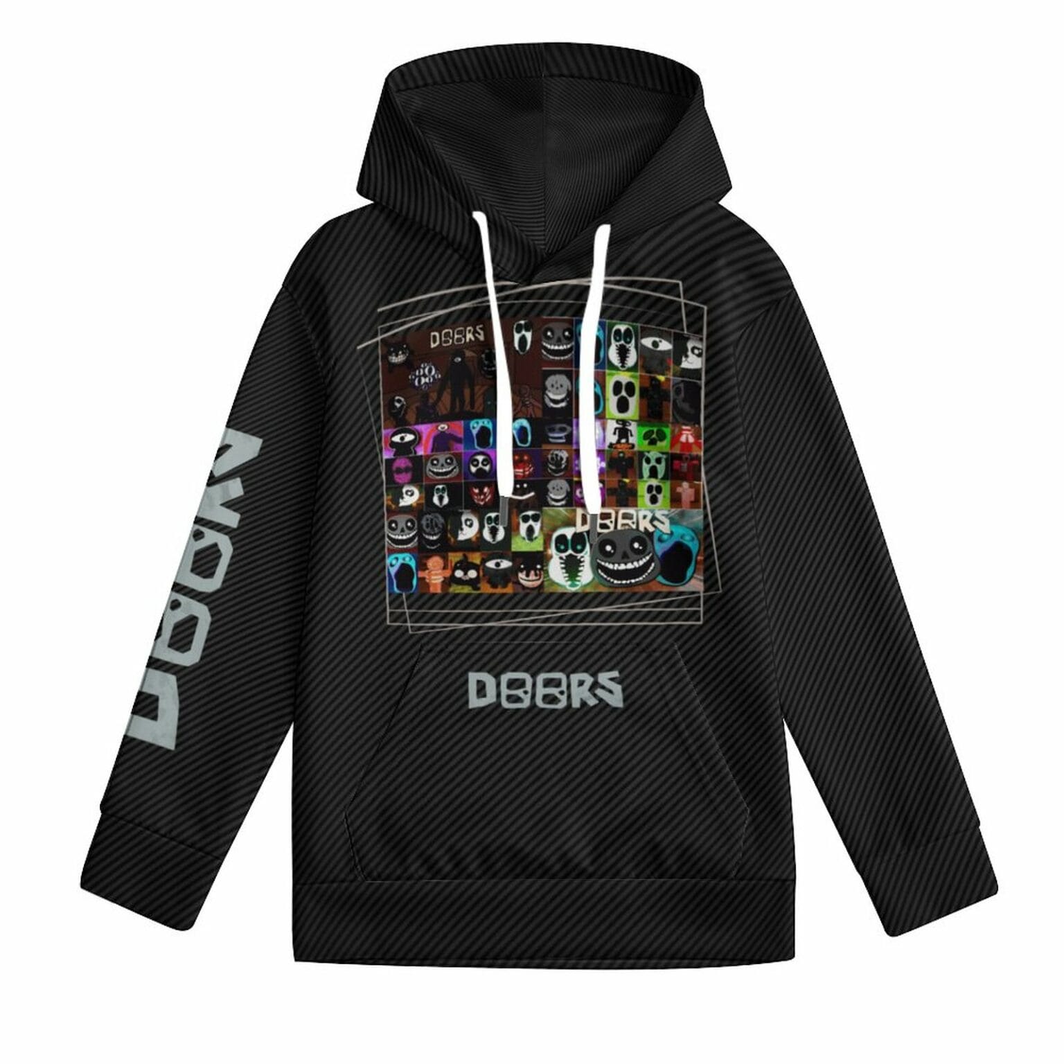 Roblox Doors All Entities Hoodie for Kids, Two colors (Black or Brown ...