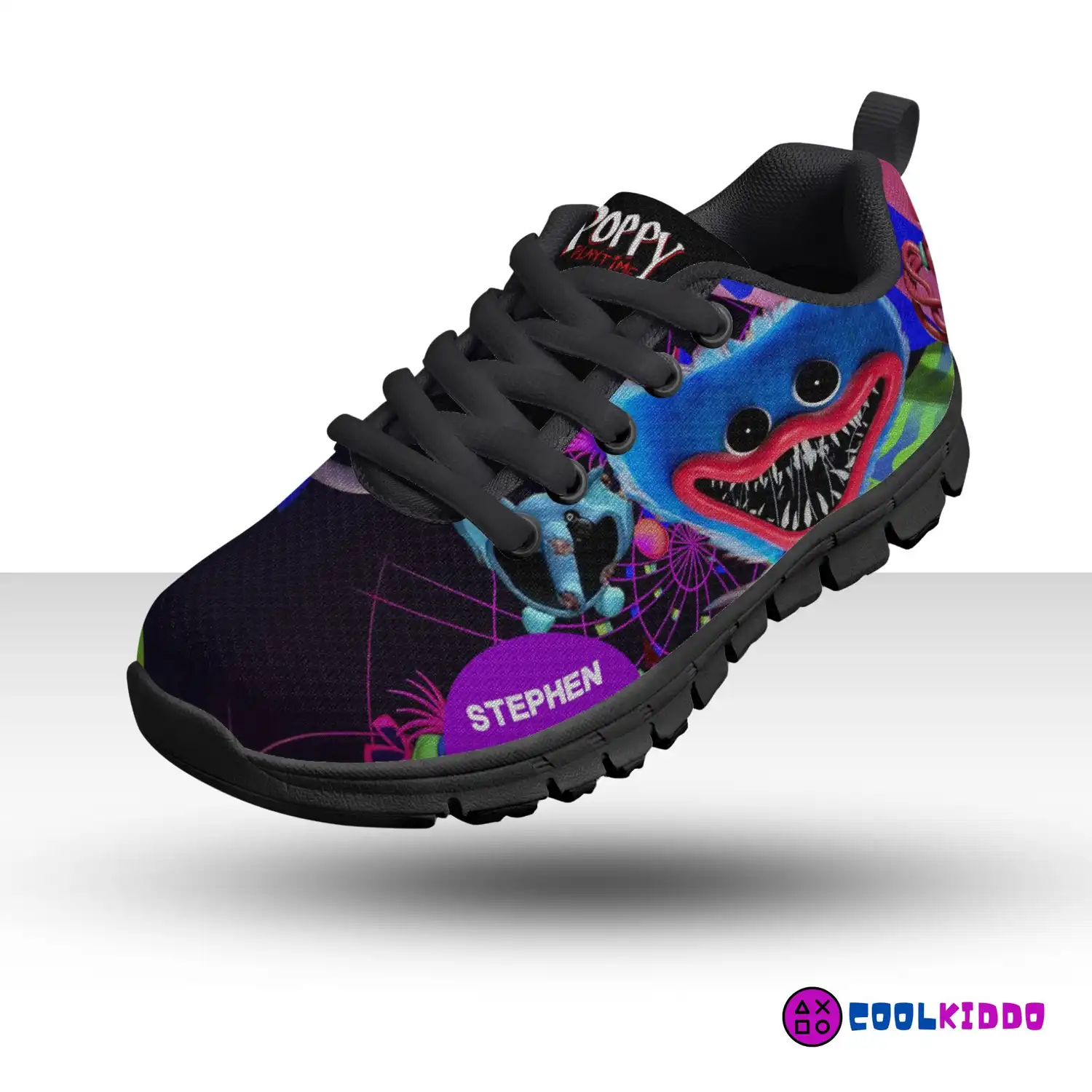 Personalized Poppy Playtime Inspired Kids' Lightweight Mesh Sneakers ...